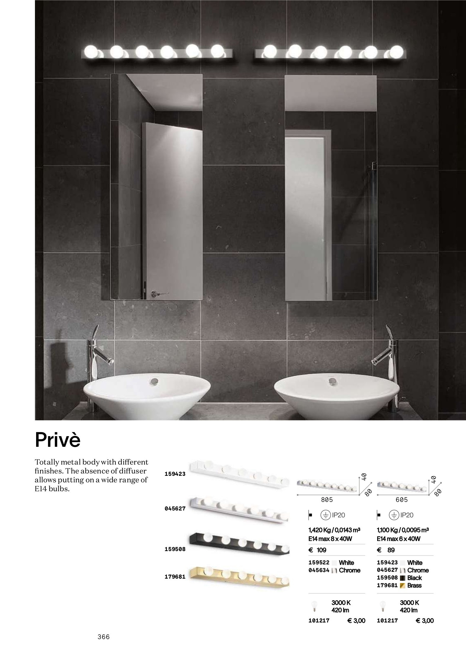 Ideal-Lux PRIVE' AP6 BIANCO | Магазини ОРИОН